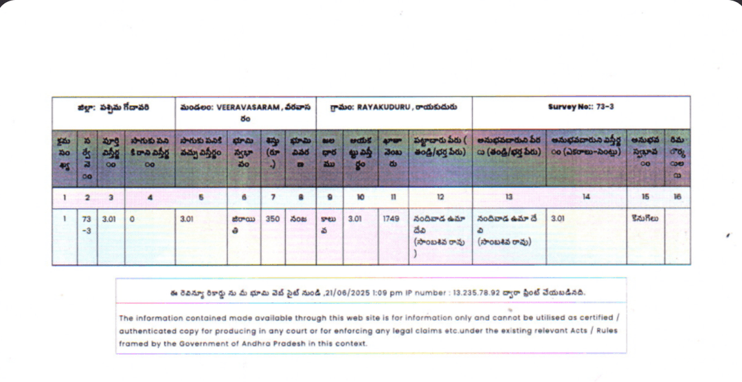Landeed: Free Online AP EC, Land Records, RoR & Adangal