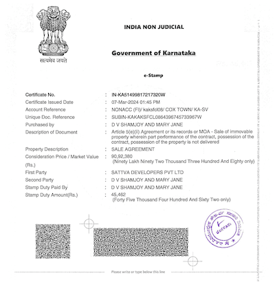 Karnataka e-Stamp Paper Online | Order KA e-Stamp Papers