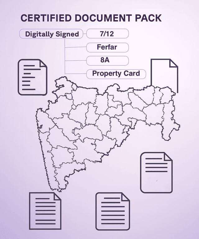 Landeed: Satbara Utara, 7/12 Extract, Property Card & Index 2