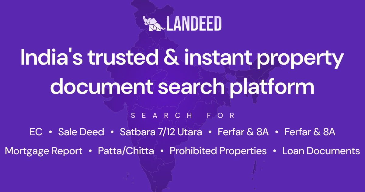 Search Property Documents Online Instantly: EC, Patta, 7/12/Satbara ...