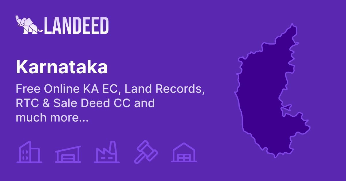 Landeed: Free Online KA EC, Land Records, RTC & Sale Deed CC Landeed: Free Online KA EC, Land Records, RTC & Sale Deed CC