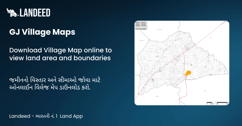 Gujarat Village & TP Maps Online | Land Boundary Maps GJ