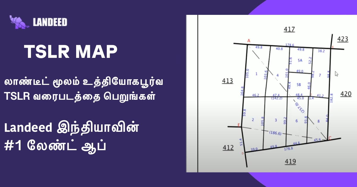 Download Tamil Nadu TSLR Urban Survey Map | Landeed
